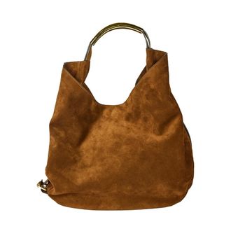 Moschino Femme, Sacs, Brun, Taille: ONE Size Handle Me Hobo Bag