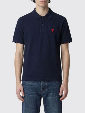 Ami Polo AMI PARIS Homme couleur Bleu