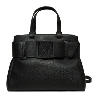 A|X Armani Exchange Femme, Sacs, Noir, Taille: ONE Size Susie Soft Handbag