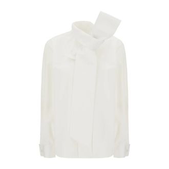 Saint Laurent Lavalli&egrave;re-Hemd - - Blouses & Shirts - Damen - Wei&szlig; - XS