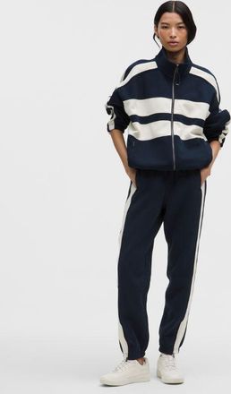 lululemon Womens Steady State Classic-Fit Jogger Stripe pour Femmes - Noir/Bleu - Taille 2XS