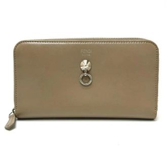 Fendi Pre-owned 8M0299 Portefeuille long (&agrave; deux volets) - Homme - Pre-owned - Beige - Taille: ONE Size