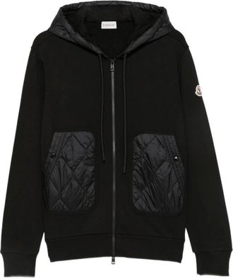 Moncler Gilet zipp&eacute; - Homme - Sweatshirts et sweats &agrave; capuche - Noir - Taille: XL