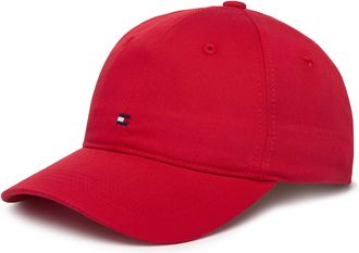 Tommy Hilfiger Cap Tommy Hilfiger Th Flag Soft 6 Panel Cap AW0AW17781 Rot