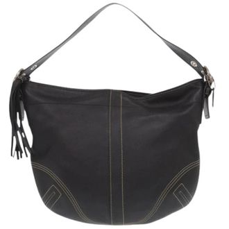 Coach Pre-owned Ledertasche - - Pre-owned - Damen - Schwarzk - ONE SIZE