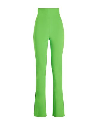 8 by YOOX STRETCH HIGH-WAIST SPLIT HEM TROUSERS