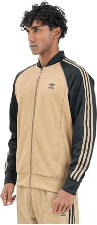 adidas Homme, Sweatshirts et sweats &agrave; capuche, Brun, Taille: S Adicolor Classics SST Track Jacket