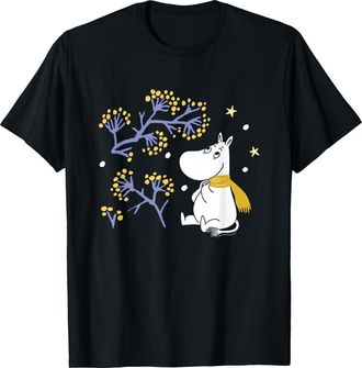 Moomin Moomintroll Beobachten Sie den Schnee Winter T-Shirt