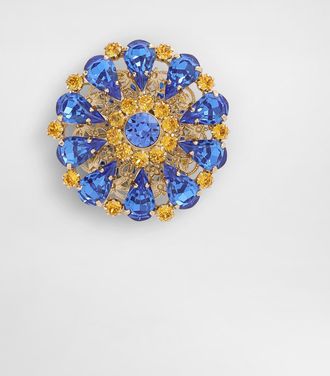 Dolce & Gabbana Brooch With Rhinestones - Mann Bijoux Mehrfarbig Metall Onesize
