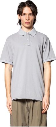 ERL Erl, Homme, Tops, Gris, Taille: S Polo Tee Knit