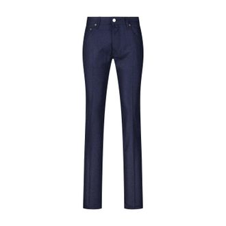 Jacob Cohen Slim-Fit Hose Bard aus Schurwolle