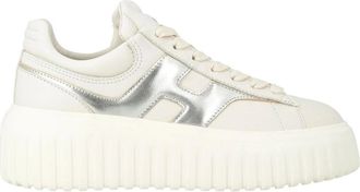 Hogan Femme, Chaussures, Blanc, Taille: 35 1/2 EU H-Stripes Baskets