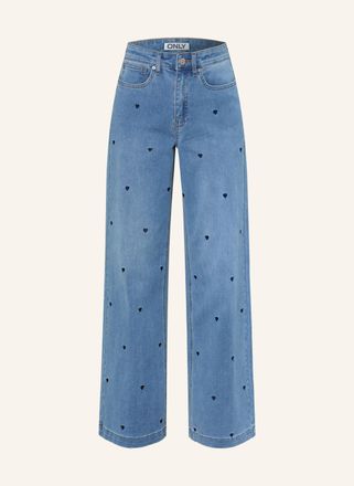 Only Wide Leg Jeans blau