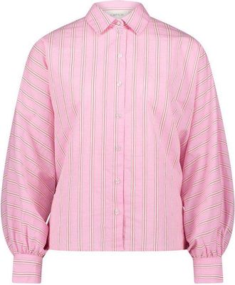 Cartoon Schlupfbluse Damen mit Streifen