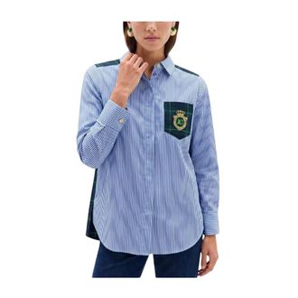 Lola Casademunt Hemd mit Karomuster-Kombination - - Blouses & Shirts - Damen - Blau - M