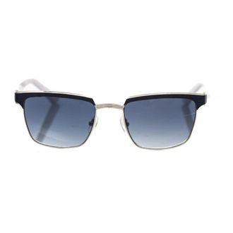 Frankie Morello Schwarze Metallfaser Clubmaster Sonnenbrille - - Accessories - Herren - Grau - ONE SIZE