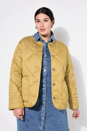 STUDIO UNTOLD Kurzjacke Steppjacke Knopfleiste Langarm