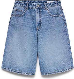 Vero Moda Vero Moda Short en Jean VMRAILA pour Femme, Denim Bleu m&eacute;dium, XS