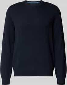 Christian Berg Strickpullover mit gerippten Abschlüssen