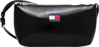 Tommy Hilfiger Femme, Sacs, Noir, Taille: ONE Size Sac bandouli&egrave;re avec fermeture &eacute;clair et poche int&eacute;rieure
