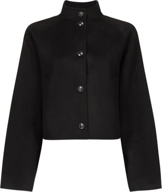 Loulou Studio Damen, Jacken, Schwarzk, MGr&ouml;&szlig;e