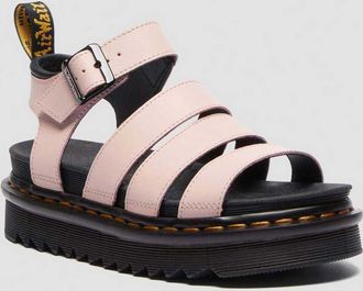 Dr. Martens Blaire Athena Leder Riemensandalen in Rosa, Größe: 36