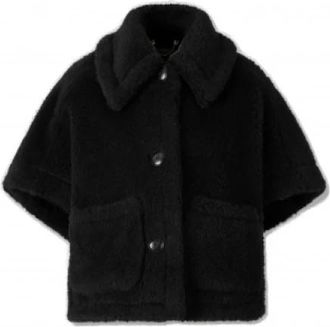 Max Mara Femme, Vestes, Noir, Taille: 38 FR Boxy Cape