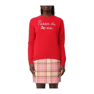 MC2 Saint Barth New Queen Pullover - - Knitwear - Damen - Rot - XS