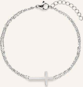 s.Oliver S.Oliver Armband Aus Edelstahl silber