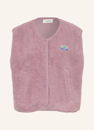 American Vintage American Vintage Teddyfell-Weste rosa