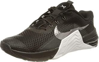 Nike Nike Womens Training Shoes Metcon 7, Black/MTLC Dark Grey-White-Smoke Grey, CZ8280-010, 38.5 EU (7.5 US)