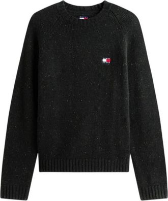 Tommy Jeans Sweatshirt f&uuml;r Herren, Rundhalsausschnitt, Jerseyware (Schwarz)