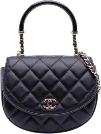 Chanel Sac &agrave; main vintage Pre-owned - Femme - Pre-owned - Noir - Taille: ONE Size