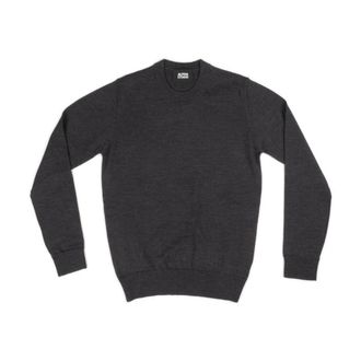 Alpha Studio Slim Girocollo Sweatshirts & Hoodies - - Knitwear - Herren - Grau - 2XL