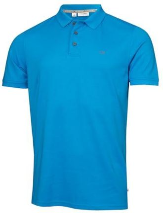 Calvin Klein Polo Planet Friendly pour Hommes - Bleu - L