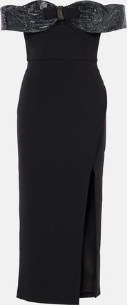 Self Portrait Verziertes Midikleid