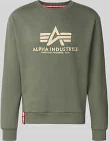 Alpha Industries Regular Fit Sweatshirt aus Baumwoll-Mix mit Logo-Print