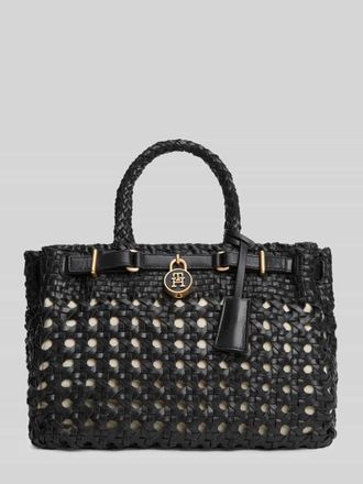 Tommy Hilfiger Henkeltasche aus echtem B&uuml;ffelleder Modell AMERICAN ICON MINI TOTE