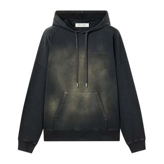 Golden Goose Used Effect Hoodie - - Sweatshirts & Hoodies - Herren - Schwarzk - 2XS
