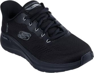 Skechers Herren Freih&auml;ndige Slip-Ins Arch Fit 2.0 Lestur Sneaker, Schwarzes Netz-Kunststoff, 45 EU