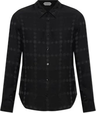 Versace Homme, Chemises, Noir, Taille: L Chemise en soie avec t&ecirc;te de M&eacute;duse