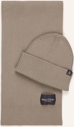 Marc O'Polo Marc Opolo Set: M&uuml;tze Und Schal beige