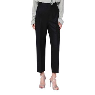 Alberta Ferretti Schwarze Wollmischungshose - - Trousers - Damen - Schwarzk - S