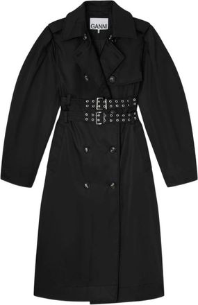 Ganni Femme, Manteaux, Noir, Taille: 38 FR Ganni Manteaux Black