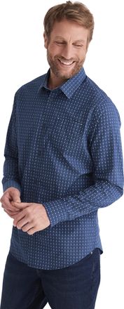 Stooker Hugh Herren Langarmhemd Regular Fit Baumwollgemisch