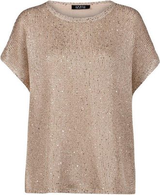 Tuzzi Nero Strickpullover mit Glanzeffekt