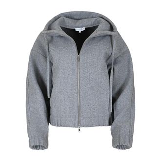 Maicazz Graue Bomberjacke mit femininem Touch - - Jackets - Damen - Grau - XL