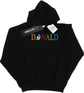 Disney Donald Duck Letters Kapuzenpullover f&uuml;r Herren (Schwarz)