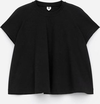 Arket T-Shirt In A-Linie -Schwarz