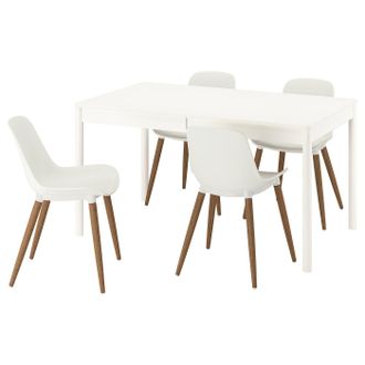IKEA TONSTAD Tisch und 4 St&uuml;hle